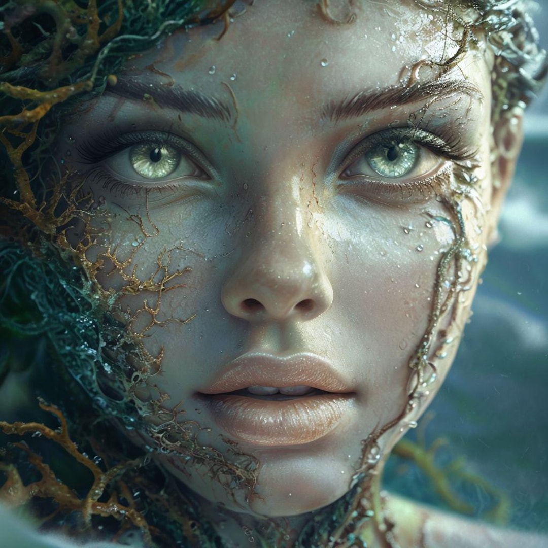 Siren Series Art, Deadly Mermaid, Sea Witch, Cryptid Sighting - Etsy