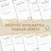 Positive Affirmation Worksheet, Growth Mindset, Printable Toddler ...