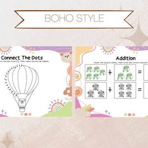 Printable Preschool Worksheets, Digital PDF, JPEG, 15 Worksheets ...