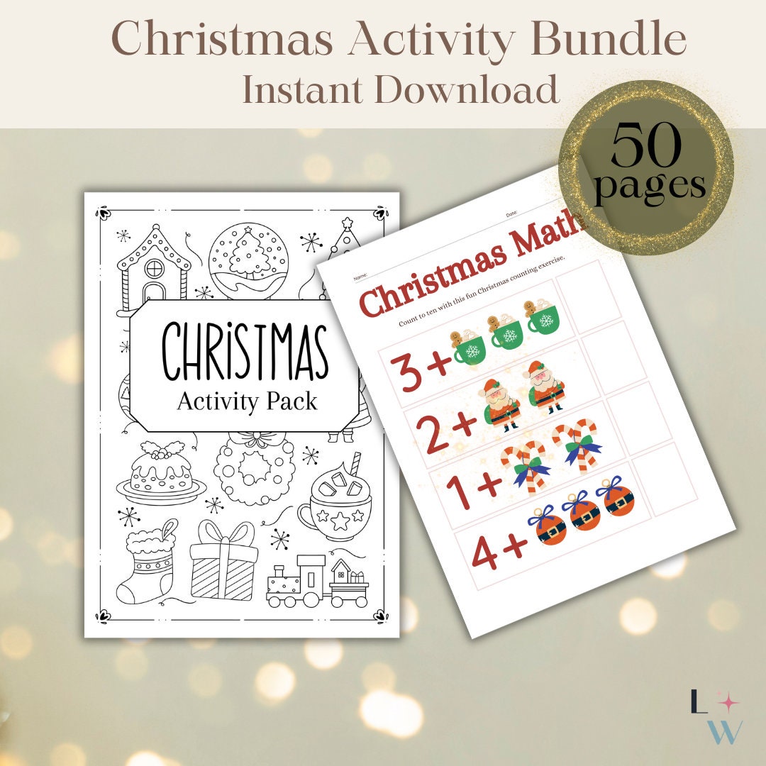 Christmas Preschool Activity, Christmas Coloring Pages, Christmas ...