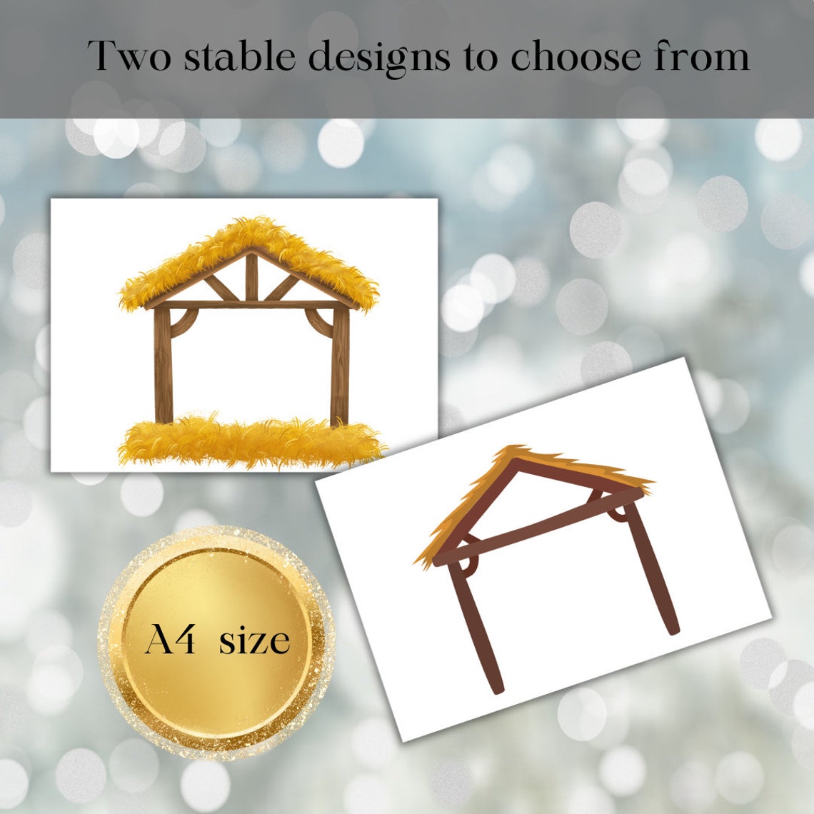 Printable Nativity Scene: Kids Christmas Activity (digital Download) - Etsy