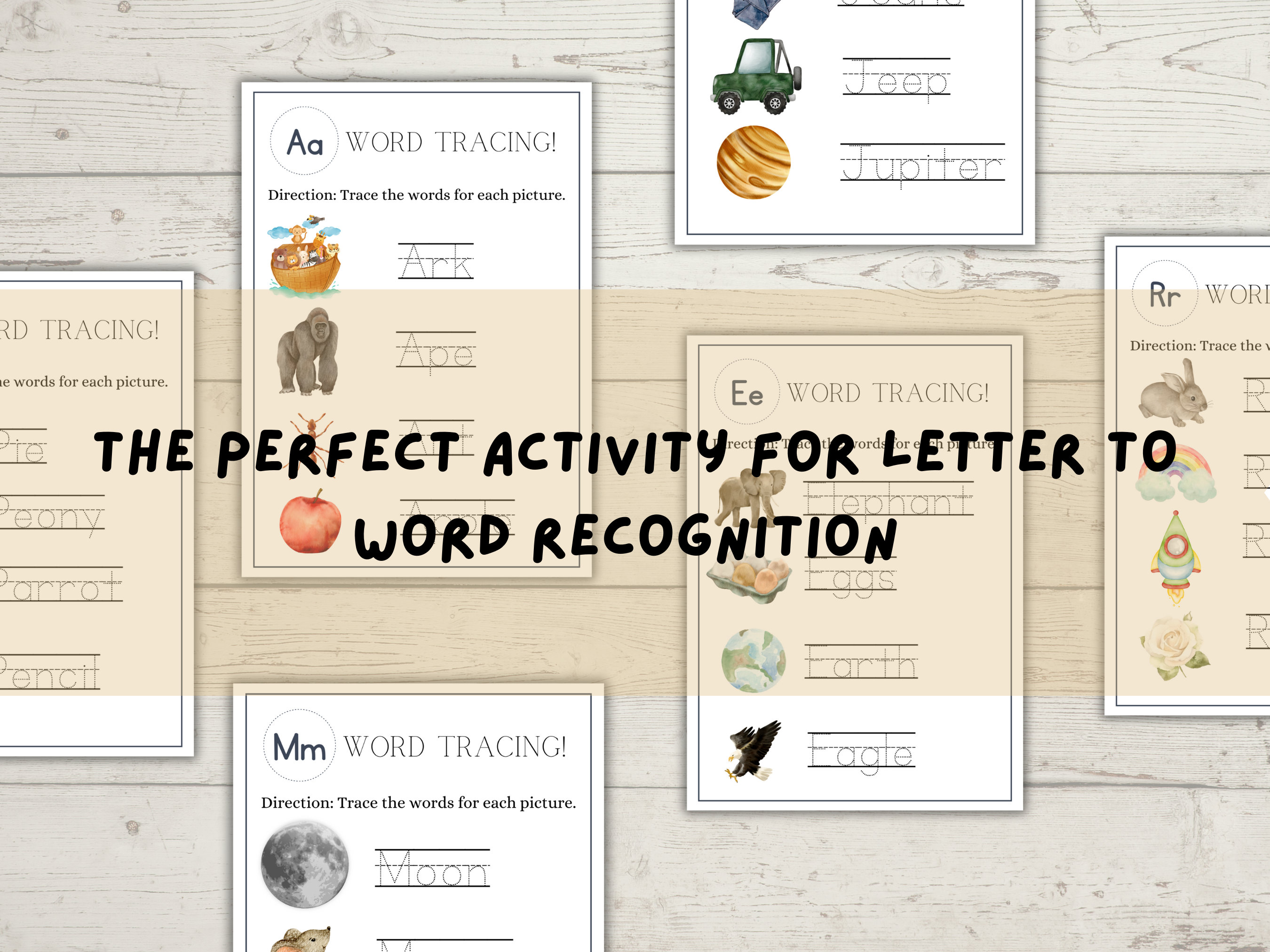 Alphabet, Tracing Worksheets, Learn to Write, Handwriting Practice ...