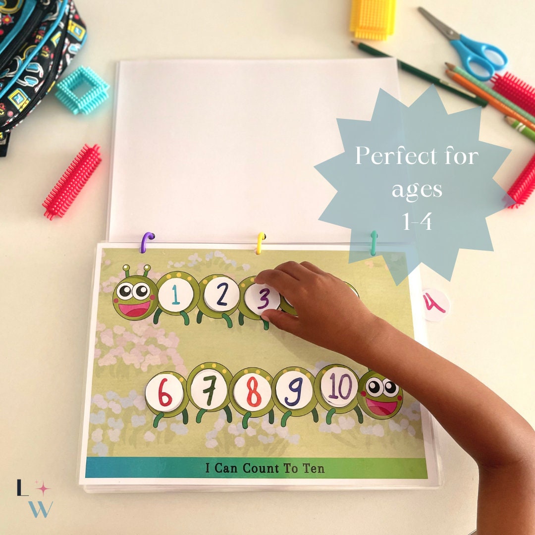Personalised Busy Book, Preschool Activity Binder, Busy Book, Learning ...