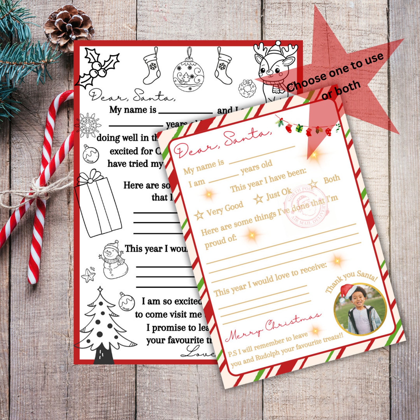Letter to Santa, Kids Letter to Santa, Christmas Colouring, Dear Santa ...