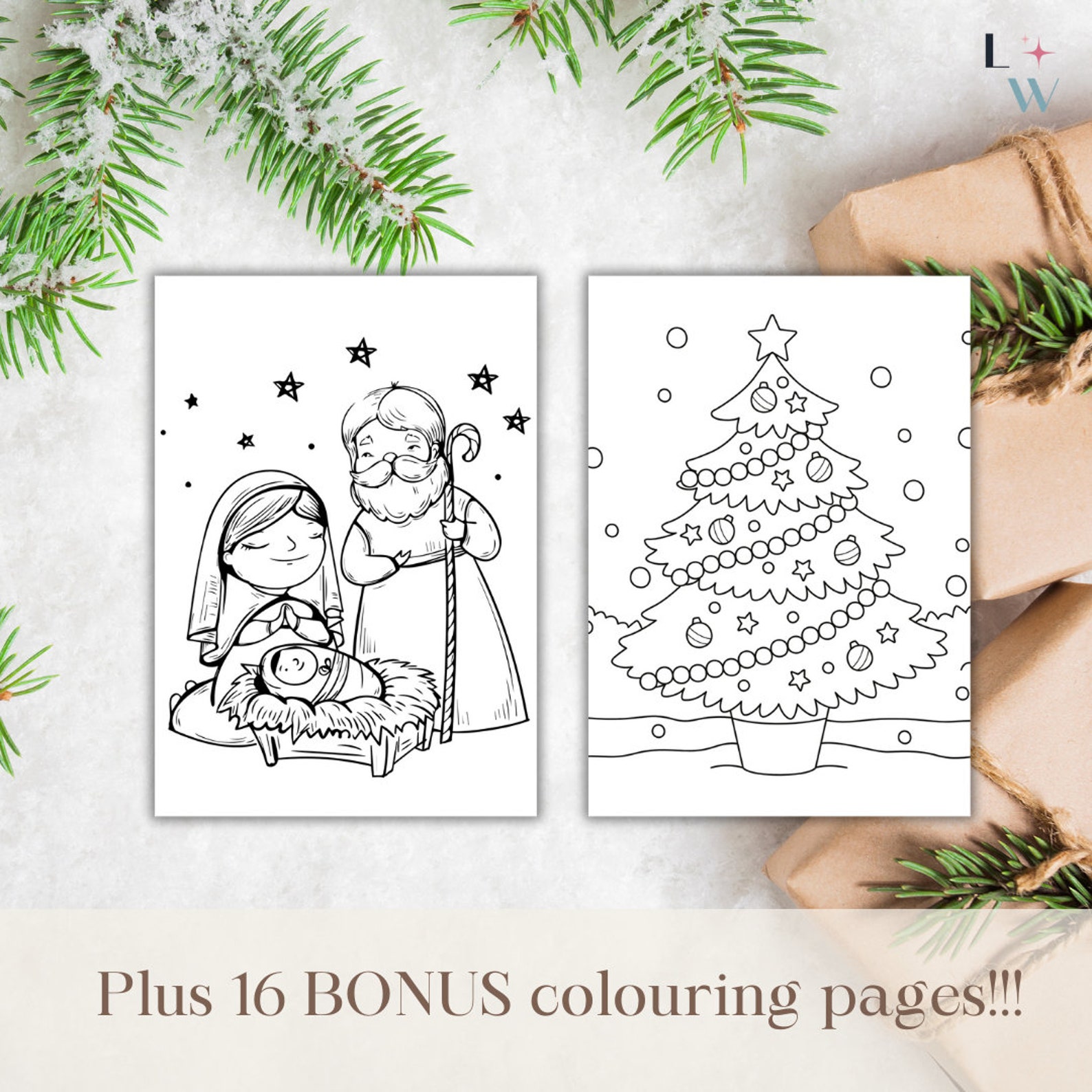 Christmas Preschool Activity, Christmas Coloring Pages, Christmas ...