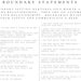 Boundary Statements Printable; Examples of Ways to Communicate ...
