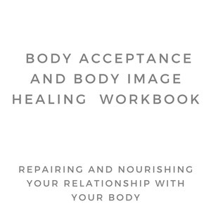 Body Image Healing Workbook | Body Acceptance, Body Positive, and Body ...