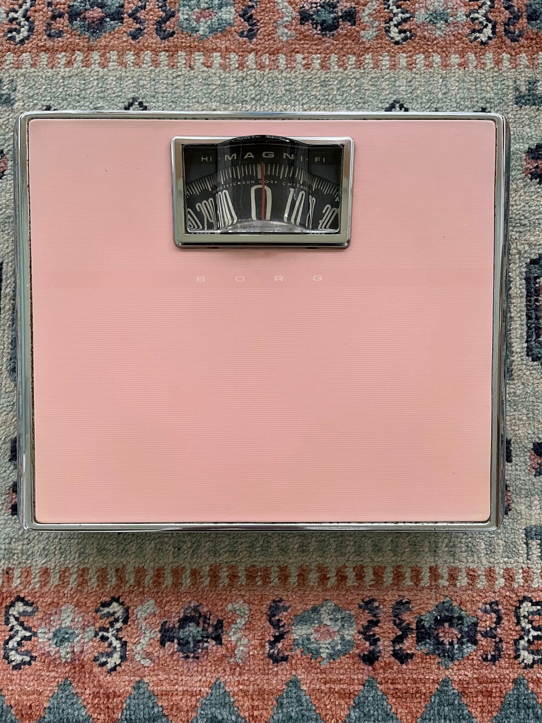 Vintage Borg Bathroom Scales Pink - Etsy