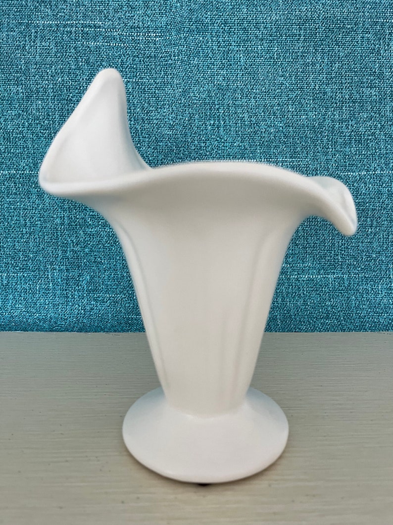 Royal Haeger Jack in the Pulpit Vase Ivory Matte Finish - Etsy
