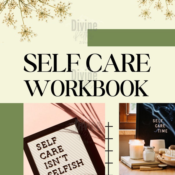 Self Care Workbook - Etsy