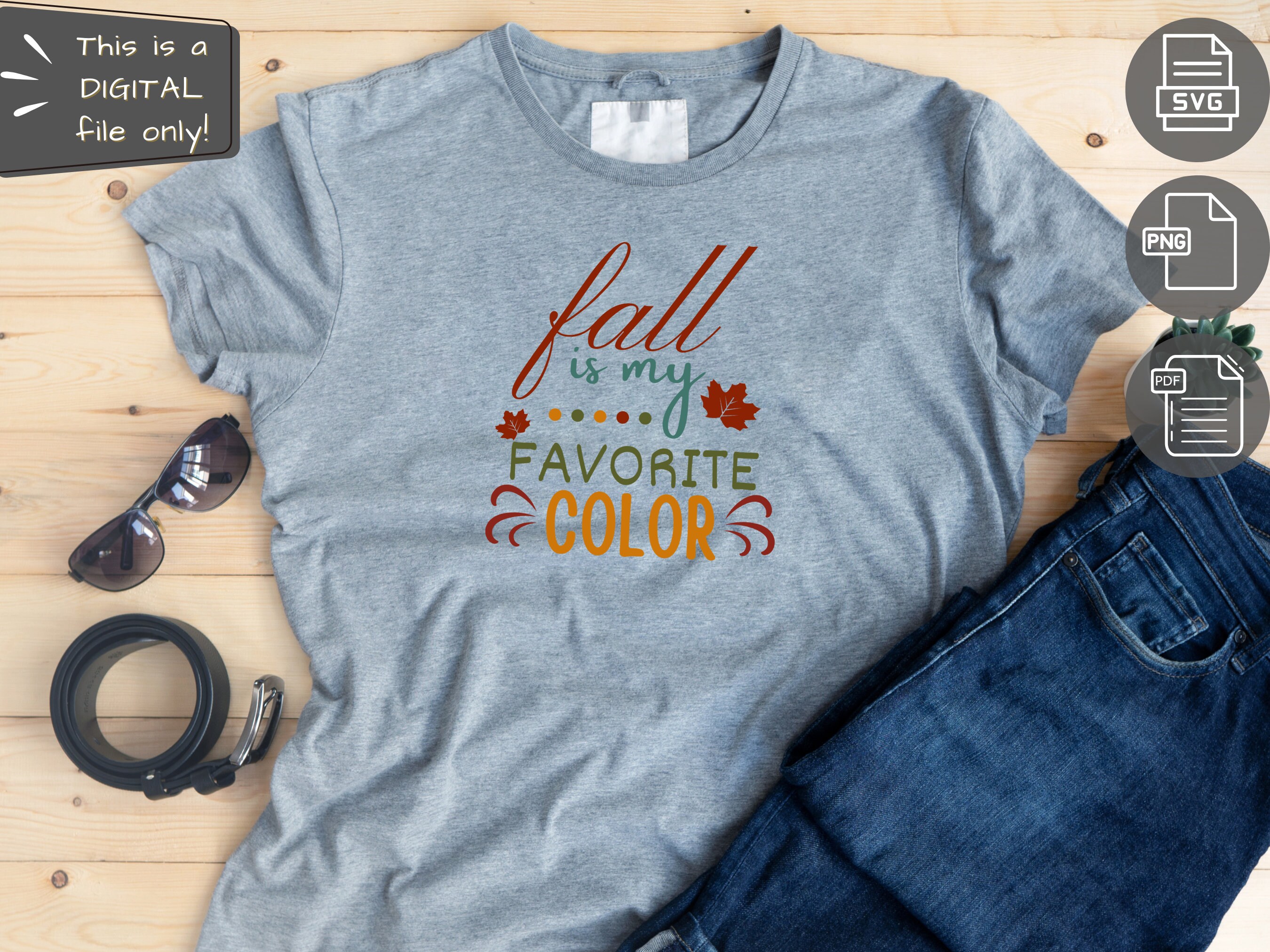Fall is My Favorite Color SVG Fall PNG Autumn Svg - Etsy