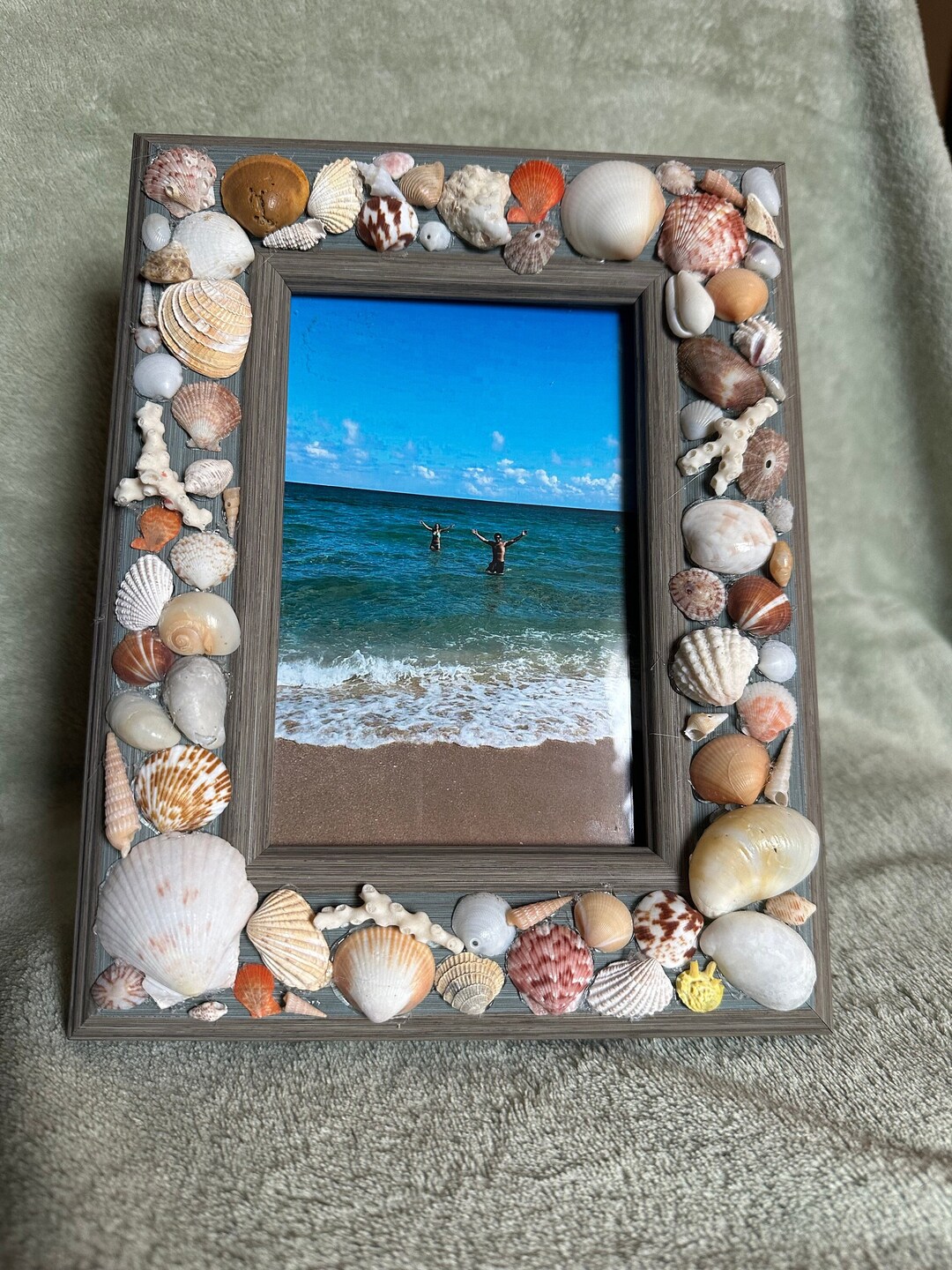 Colors of the Reef- Seashell Picture Frame - Etsy