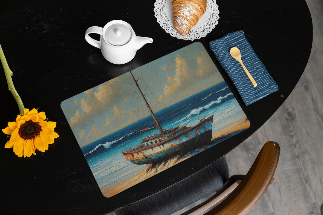 Beach Themed Placemat: Providing a Table Setting With Stylish Designing ...