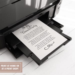 30th Anniversary Poem, PRINTABLE Poetry Instant Download, 30 Years of ...