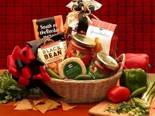 Lets Spice It Up Salsa Gift Basket - Etsy