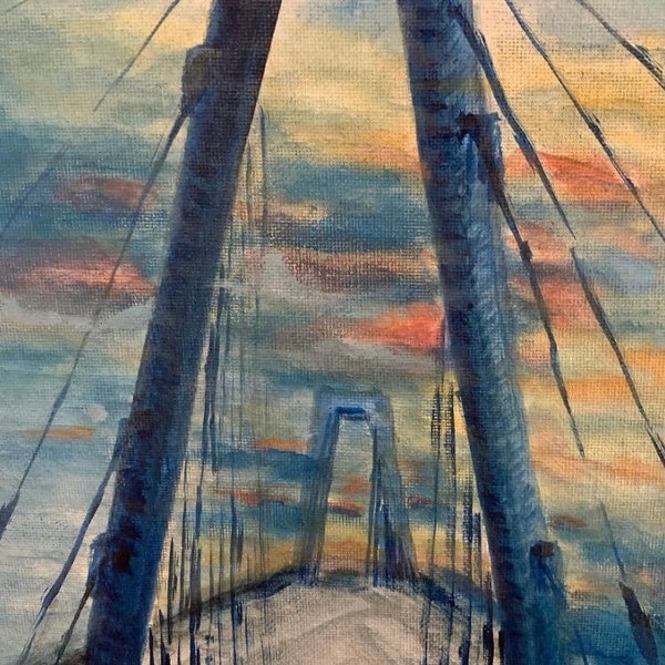 Ravenel Bridge Art - Etsy