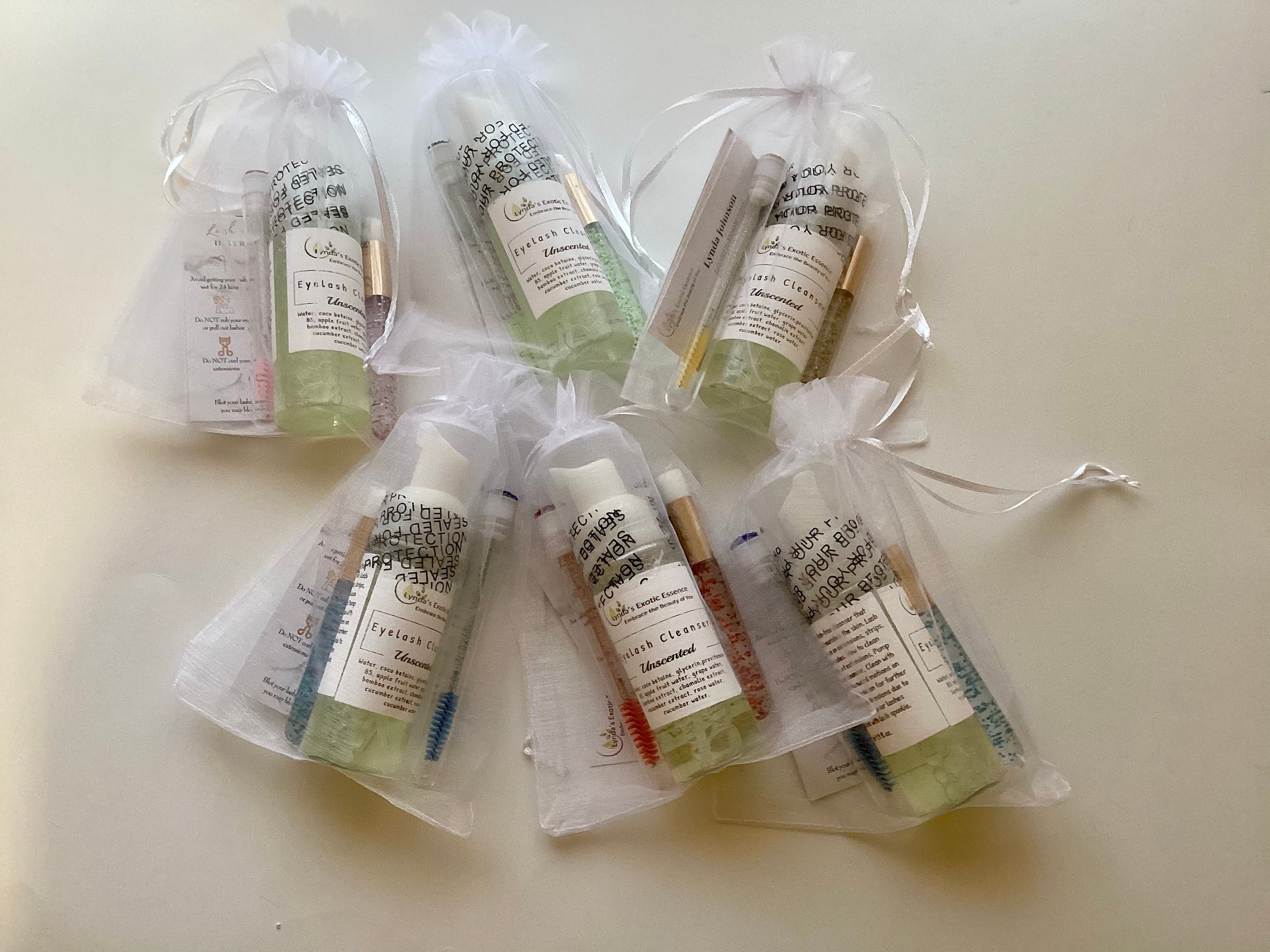 Eyelash Extension Aftercare Kit, Lash Cleanser, Oil Free Lash Cleanser ...