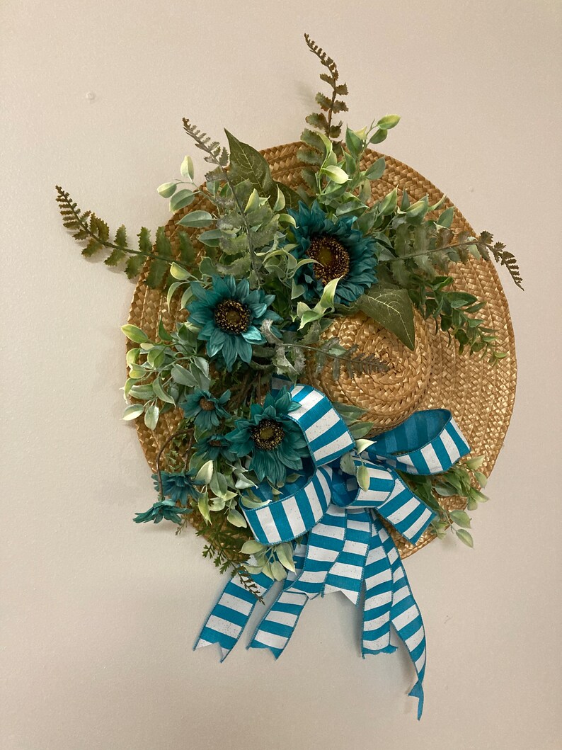 Summer Hat Door Wreath - Etsy