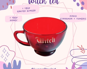 Art Deco Fortune Teller Tea Cup and Saucer, Tea Leaf Reading Fortune ...