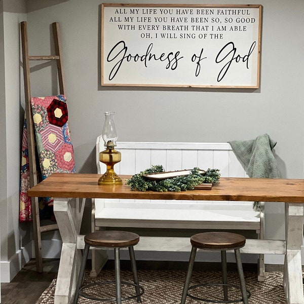 Goodness of God Sign - Etsy