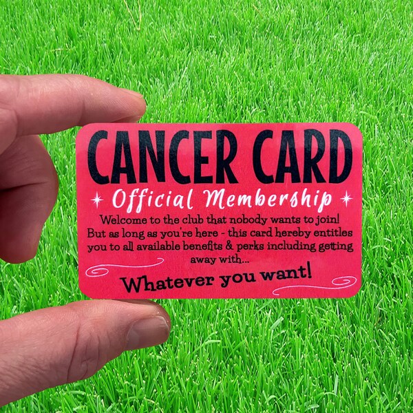 Funny Cancer Card - Etsy