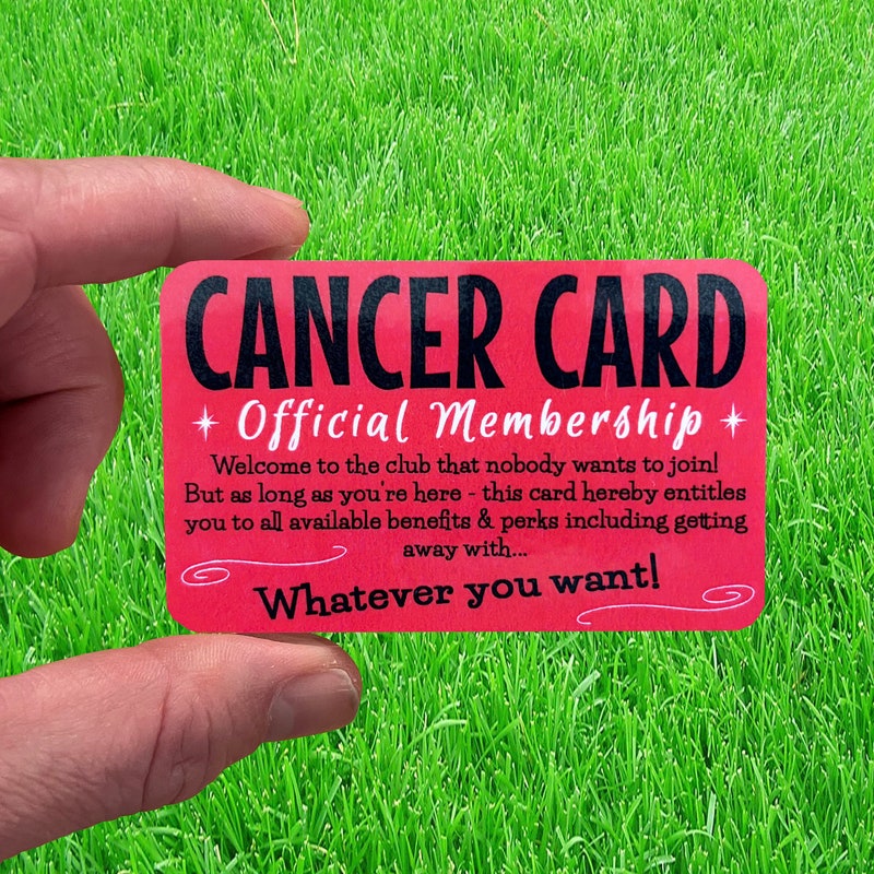 Cancer Card - Etsy