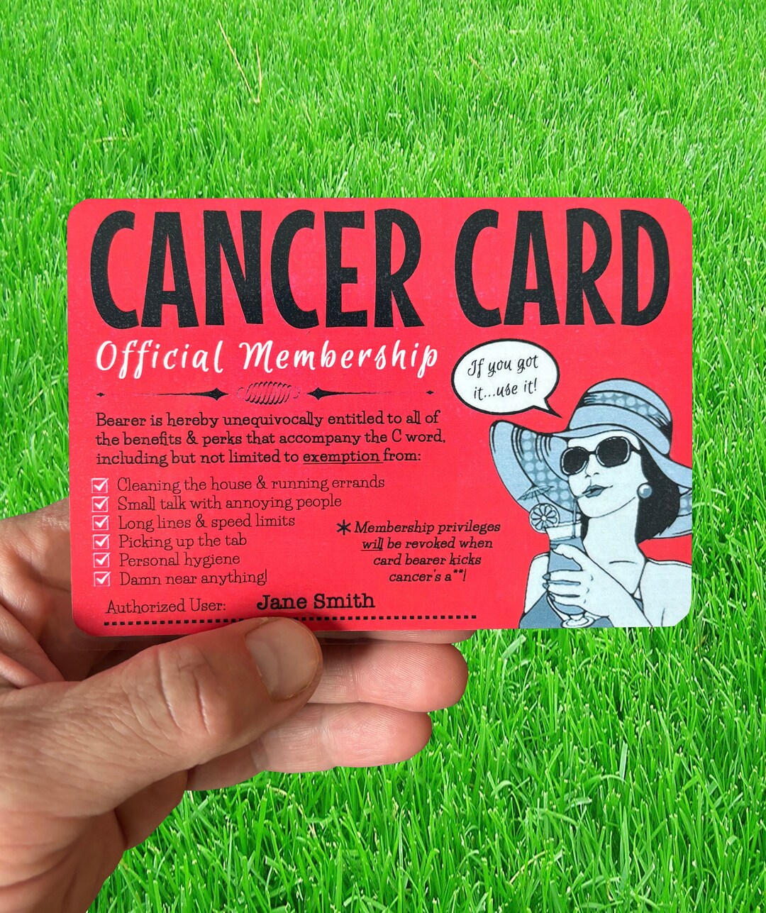Funny Cancer Card, Customizable, Cancer Encouragement, Cancer Fighter ...