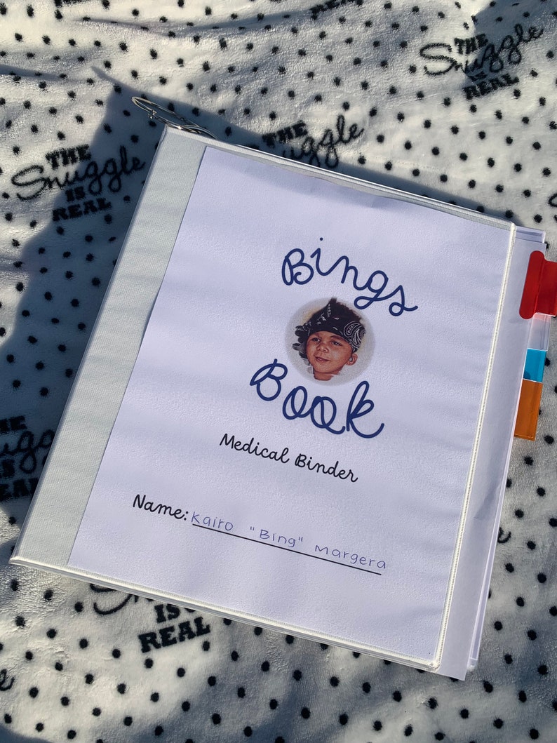 Bing’s Book—a Medical Binder - Etsy