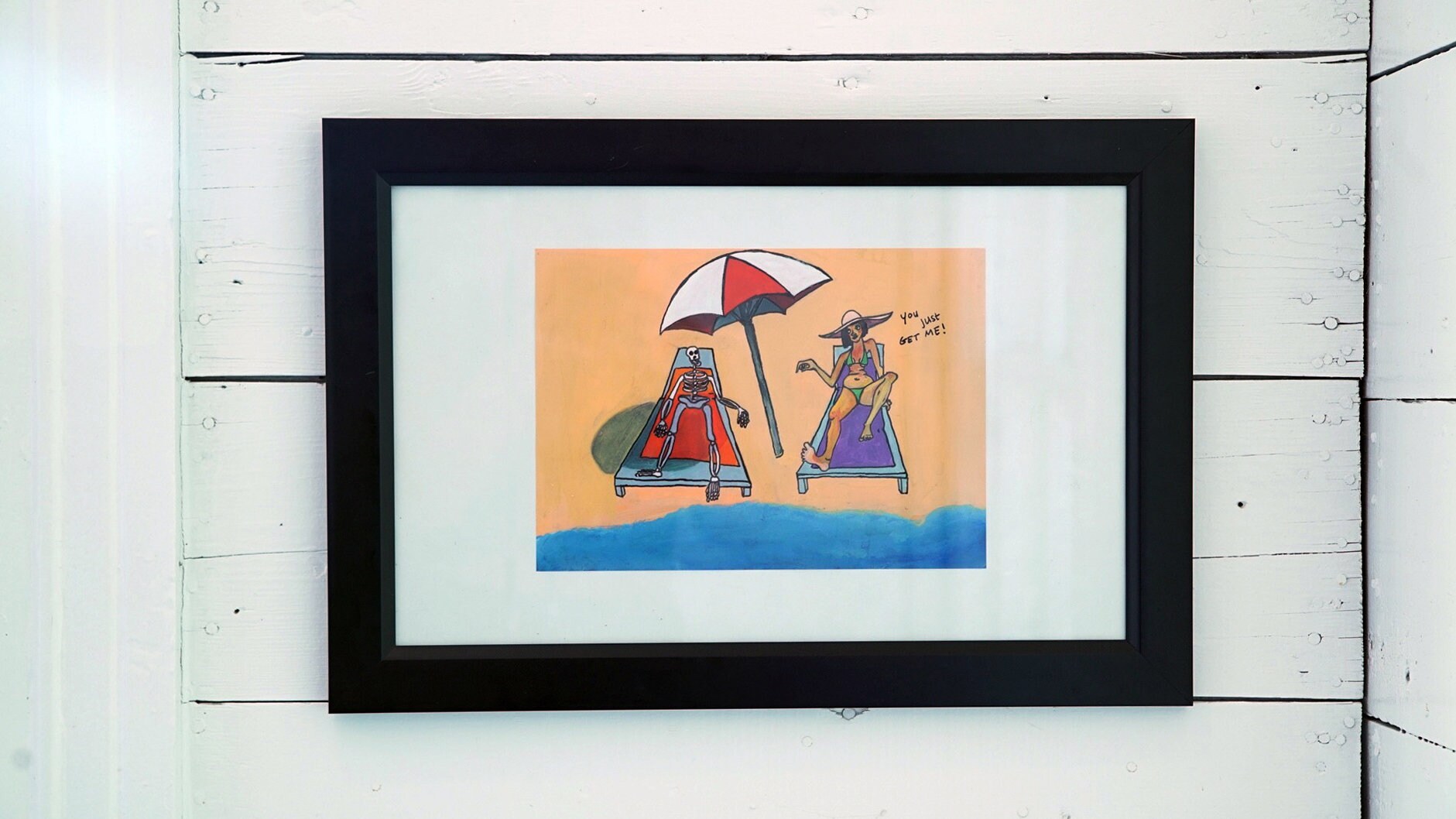 Beach Bum Art Print - Etsy