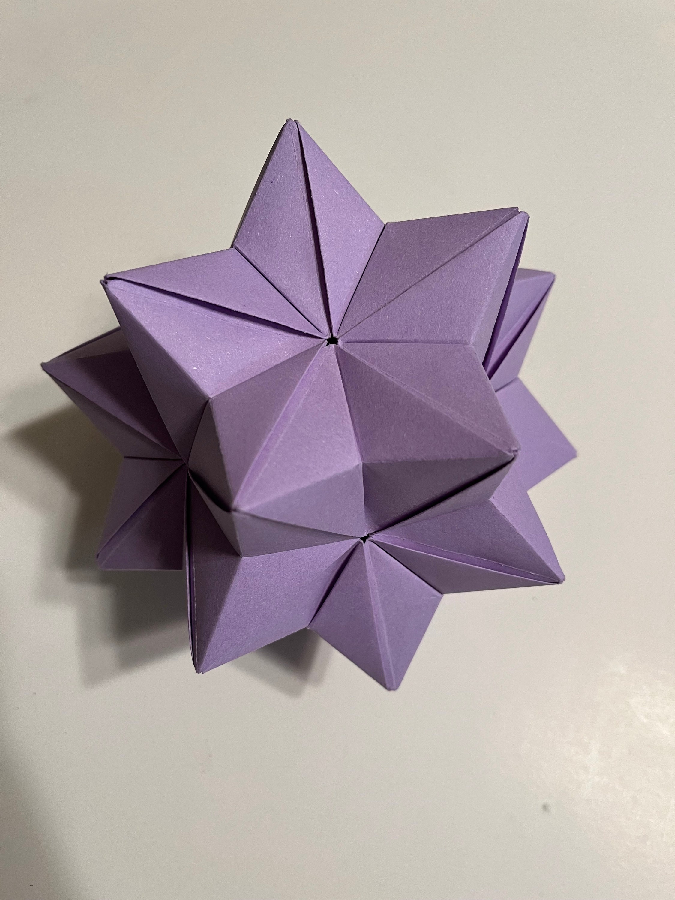 Modular Origami Star Ball