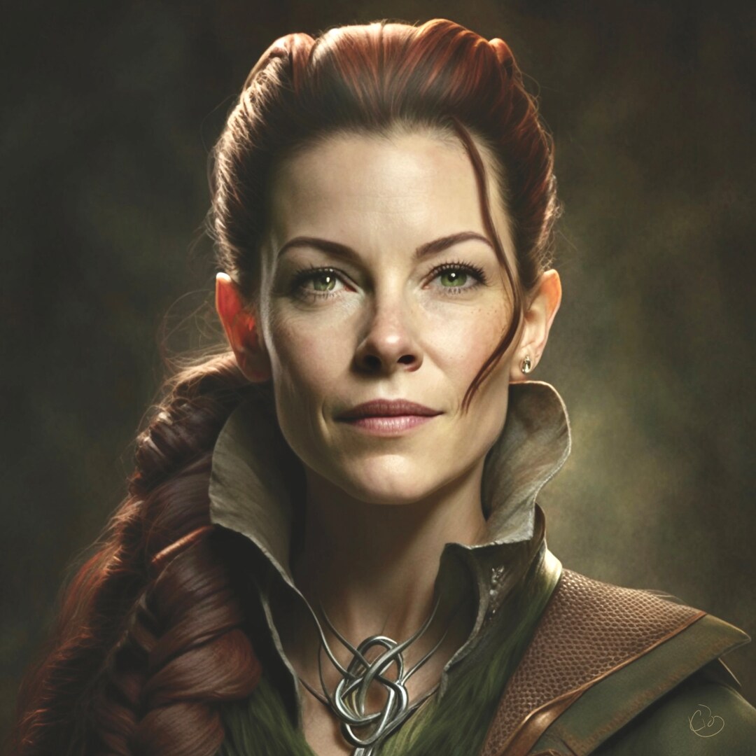 IN STOCK: Tolkien-inspired Tauriel 5 - Human/ai Hybrid Art Print or ...