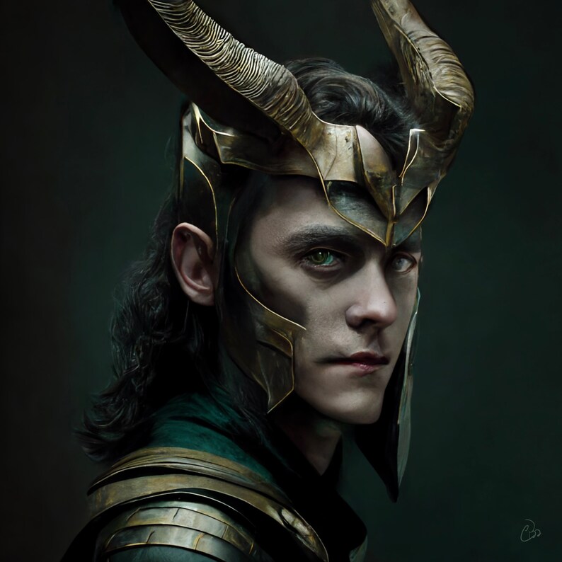 IN STOCK: Marvel-inspired Loki 1 Human/ai Hybrid Art Print - Etsy