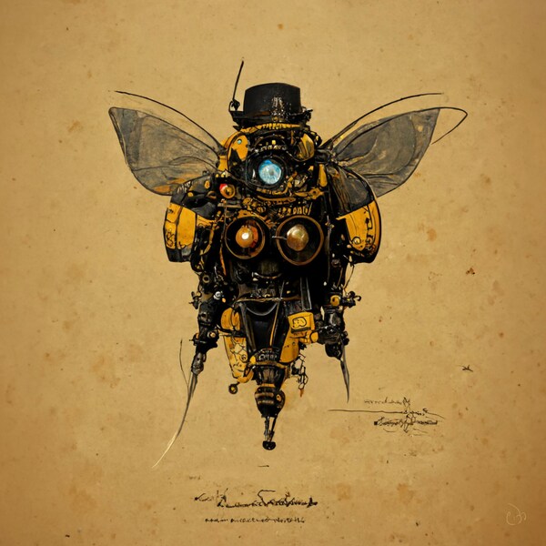 Steampunk Bee - Etsy