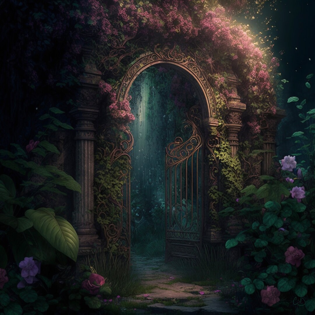 Secret Garden 4 Human/ai Hybrid Art Print or Gallery Wrapped - Etsy