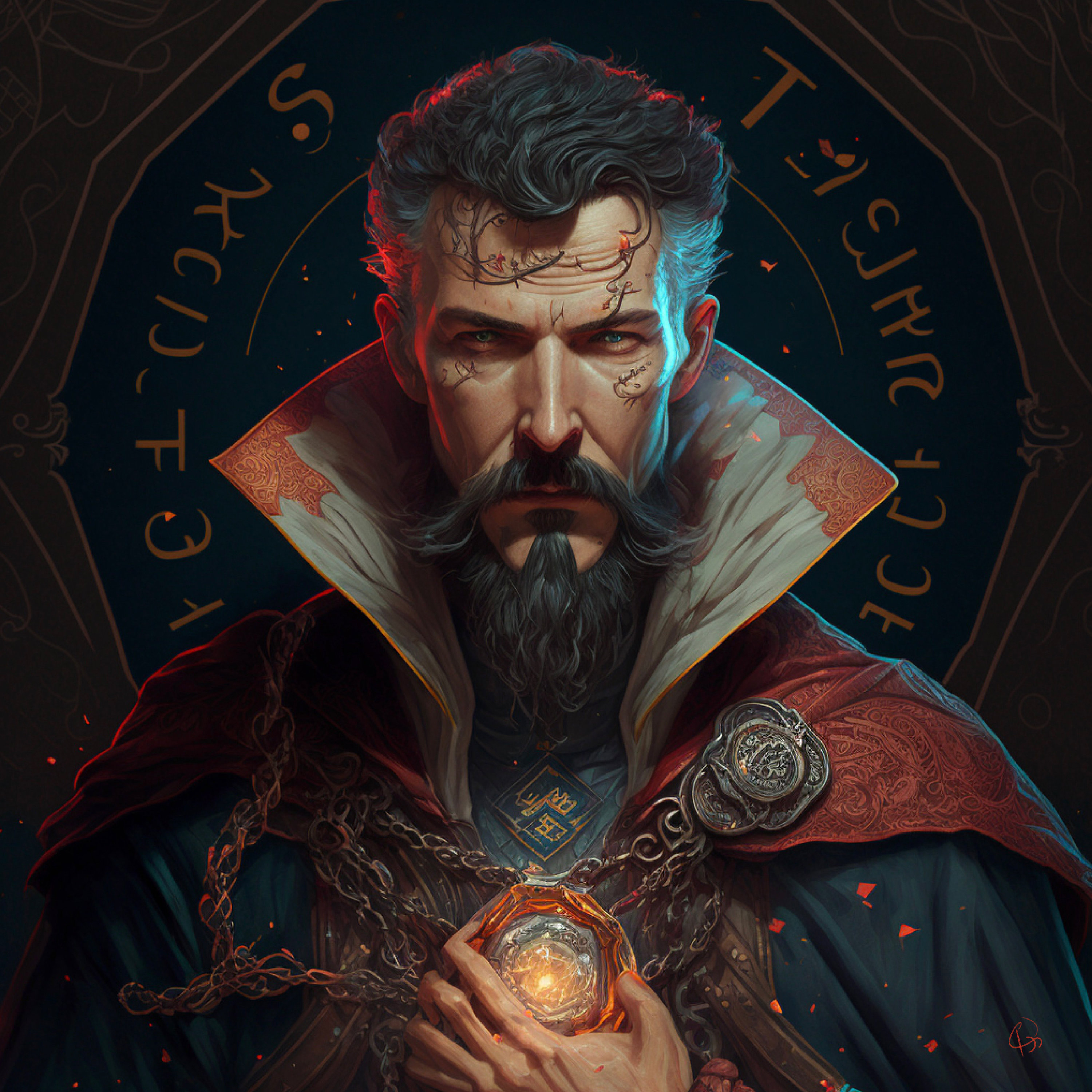 Pre Order Marvel Inspired Doctor Strange 2 Humanai Hybrid Etsy