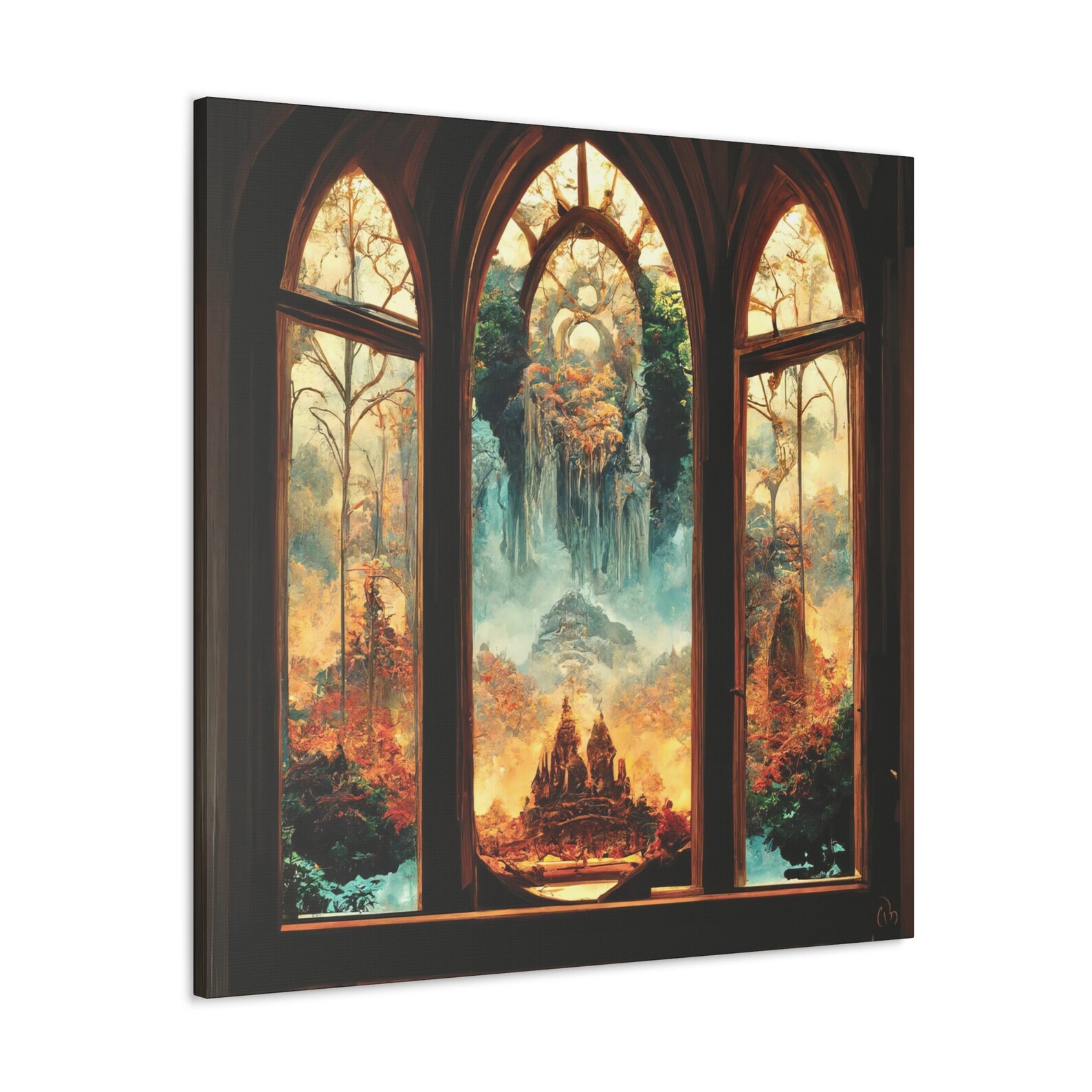 IN STOCK: Tolkien-inspired Window V-1 Human/ai Hybrid Art Print or Gallery Wrapped Canvas - Etsy