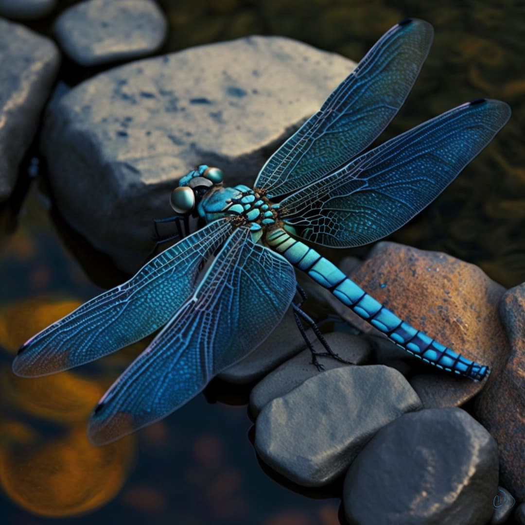 Dragonfly B1 Human/ai Hybrid Art Print or Gallery Wrapped Canvas - Etsy