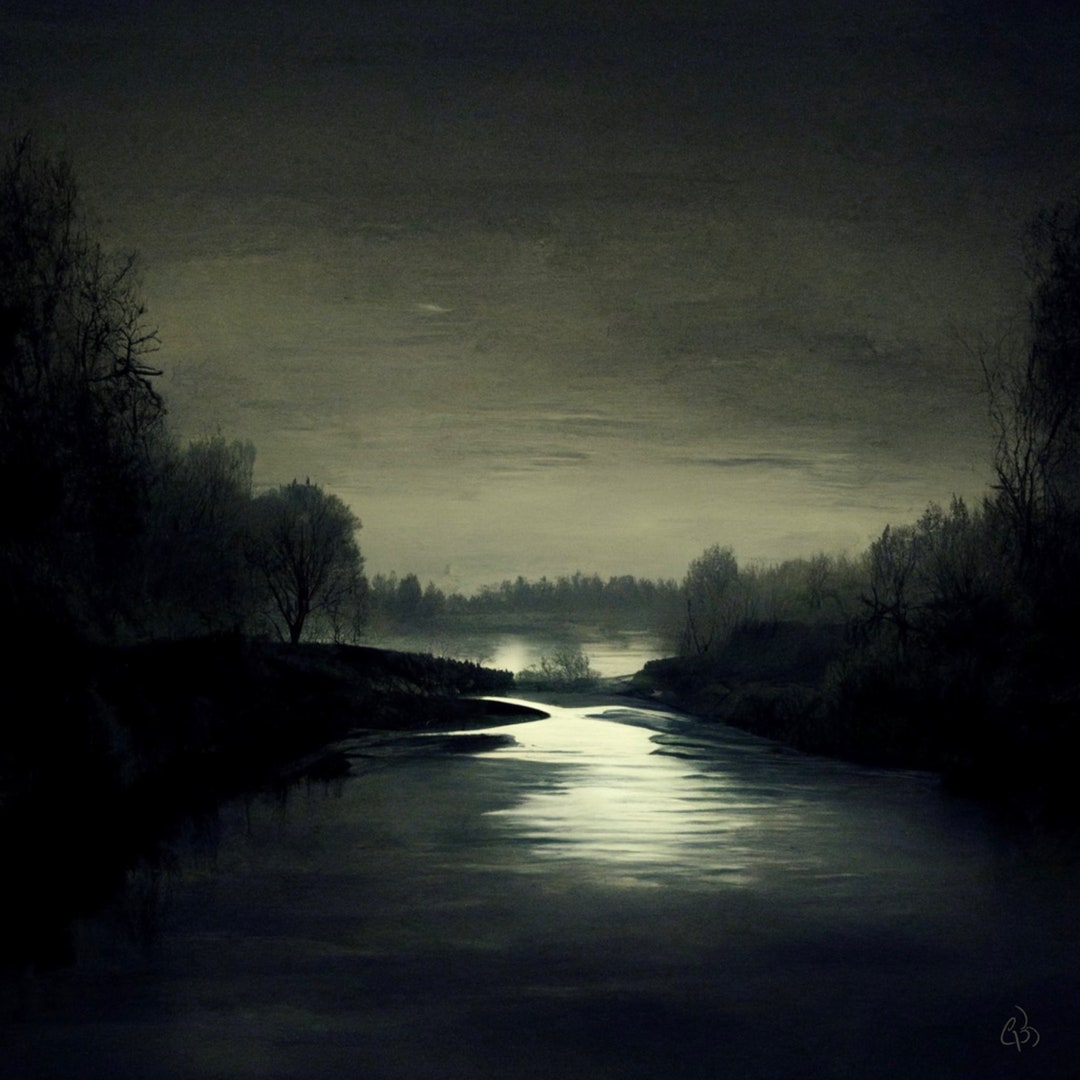 Bleak Beauty Human/ai Hybrid Art Print or Gallery Wrapped Canvas - Etsy