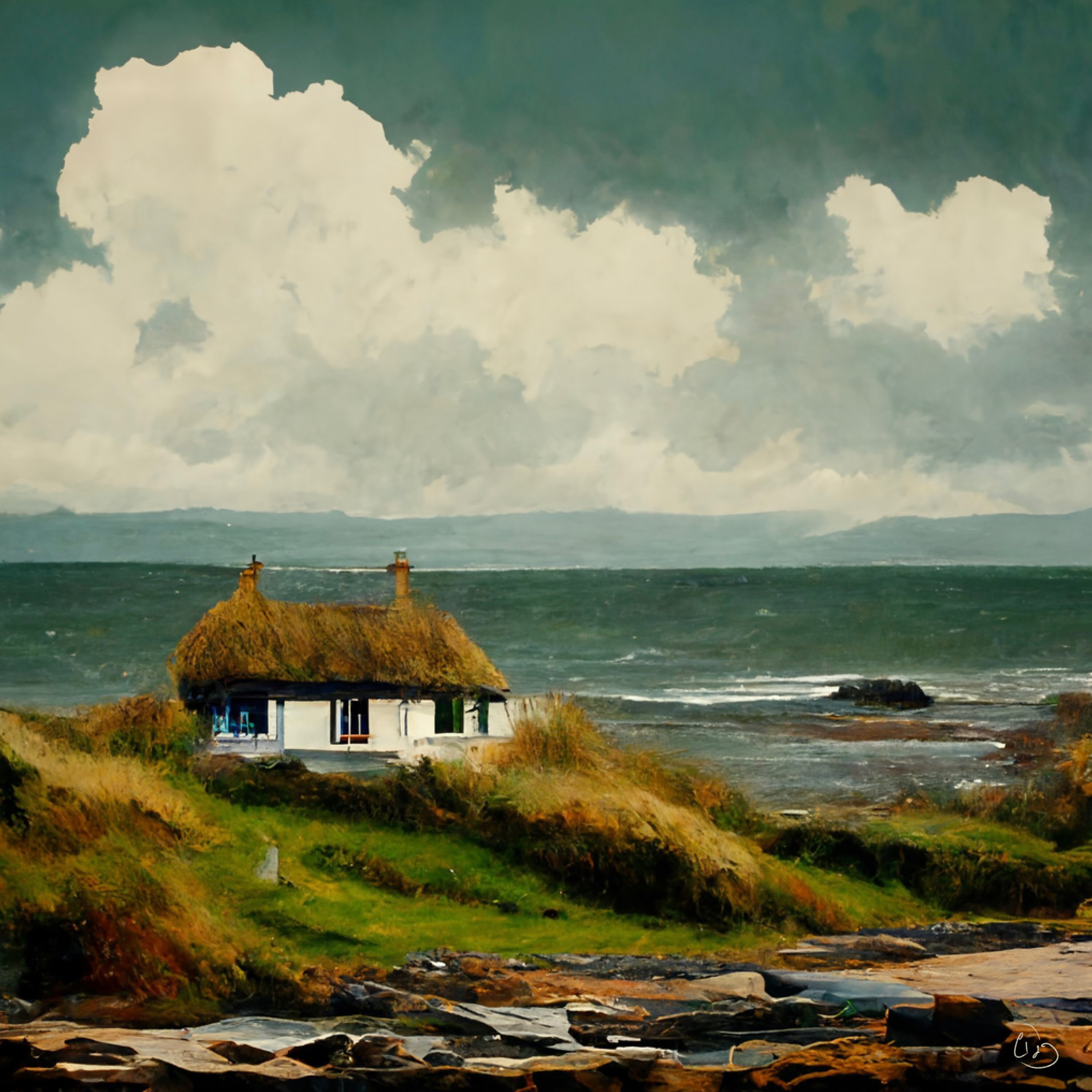 Paintings Of Beach Cottages