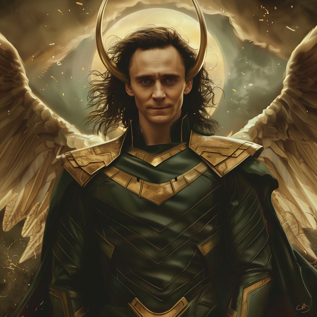 PRE-ORDER: Marvel-inspired Loki, savior Human/ai Hybrid Art Print or ...