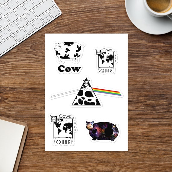 Cows Sticker Sheet - Etsy