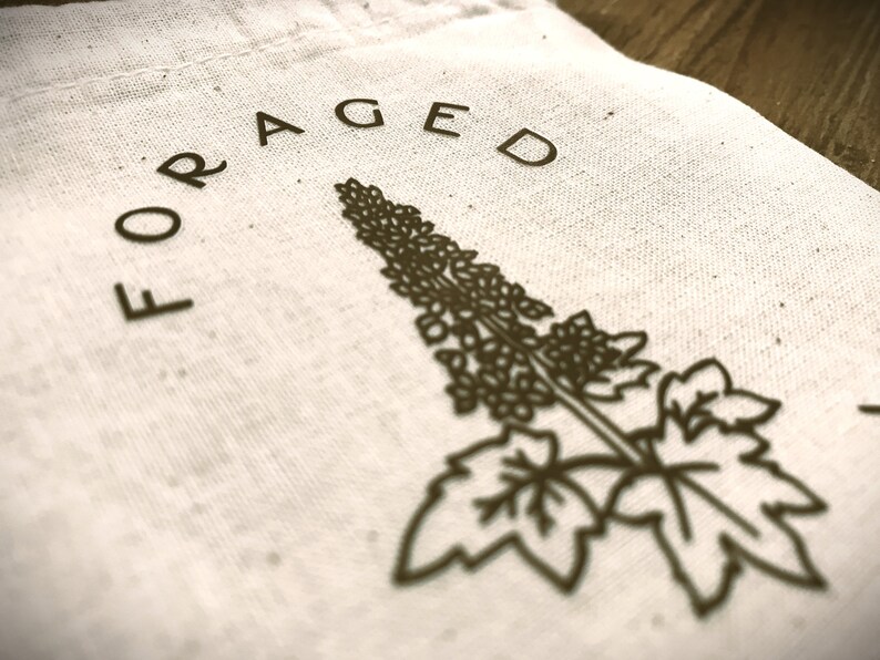 Foraged on Back Forty Logo Bath Salts + Soak Bag - Etsy