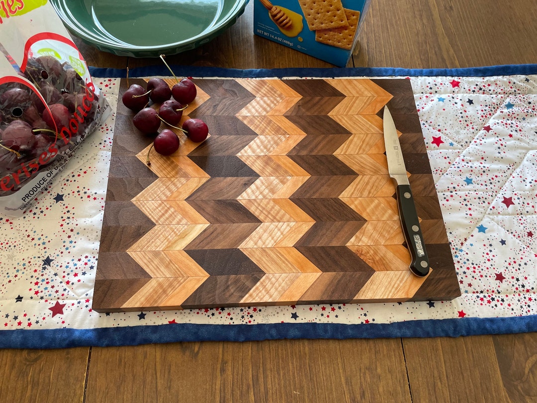 Chevron Cutting Board - Etsy