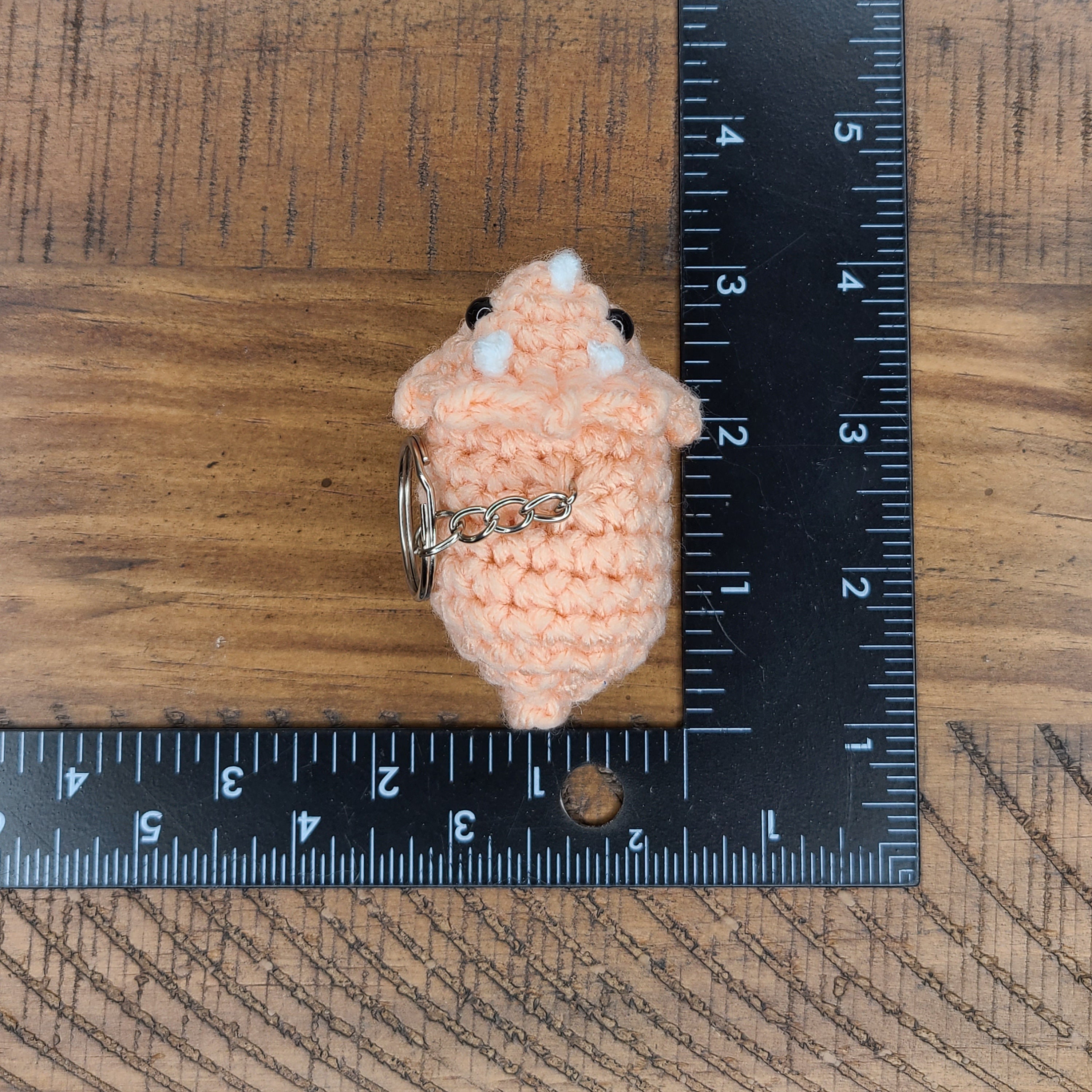 Dinosaur Keychain Crochet Triceratops Keychain Handmade Amigurumi ...