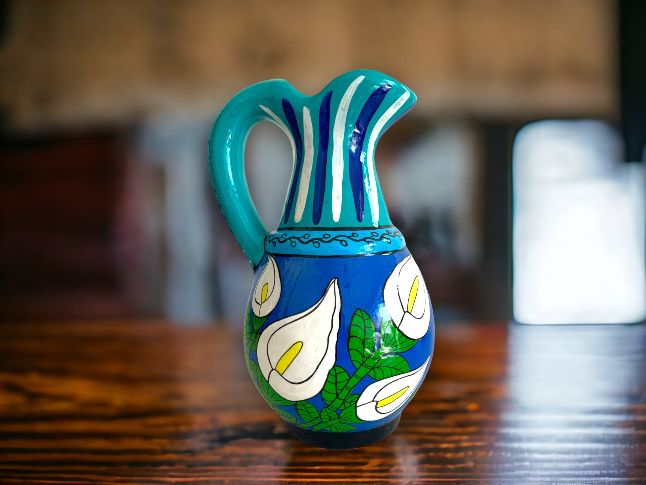 Mexican Authentic Pitcher Talavera Pitcher - Etsy