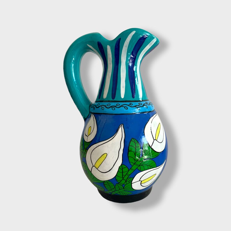 Mexican Authentic Pitcher Talavera Pitcher - Etsy