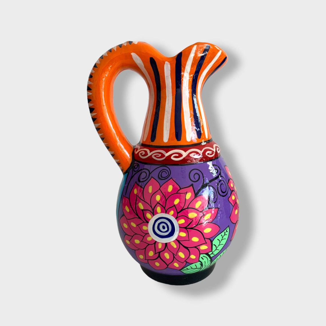 Mexican Authentic Pitcher Talavera Pitcher - Etsy