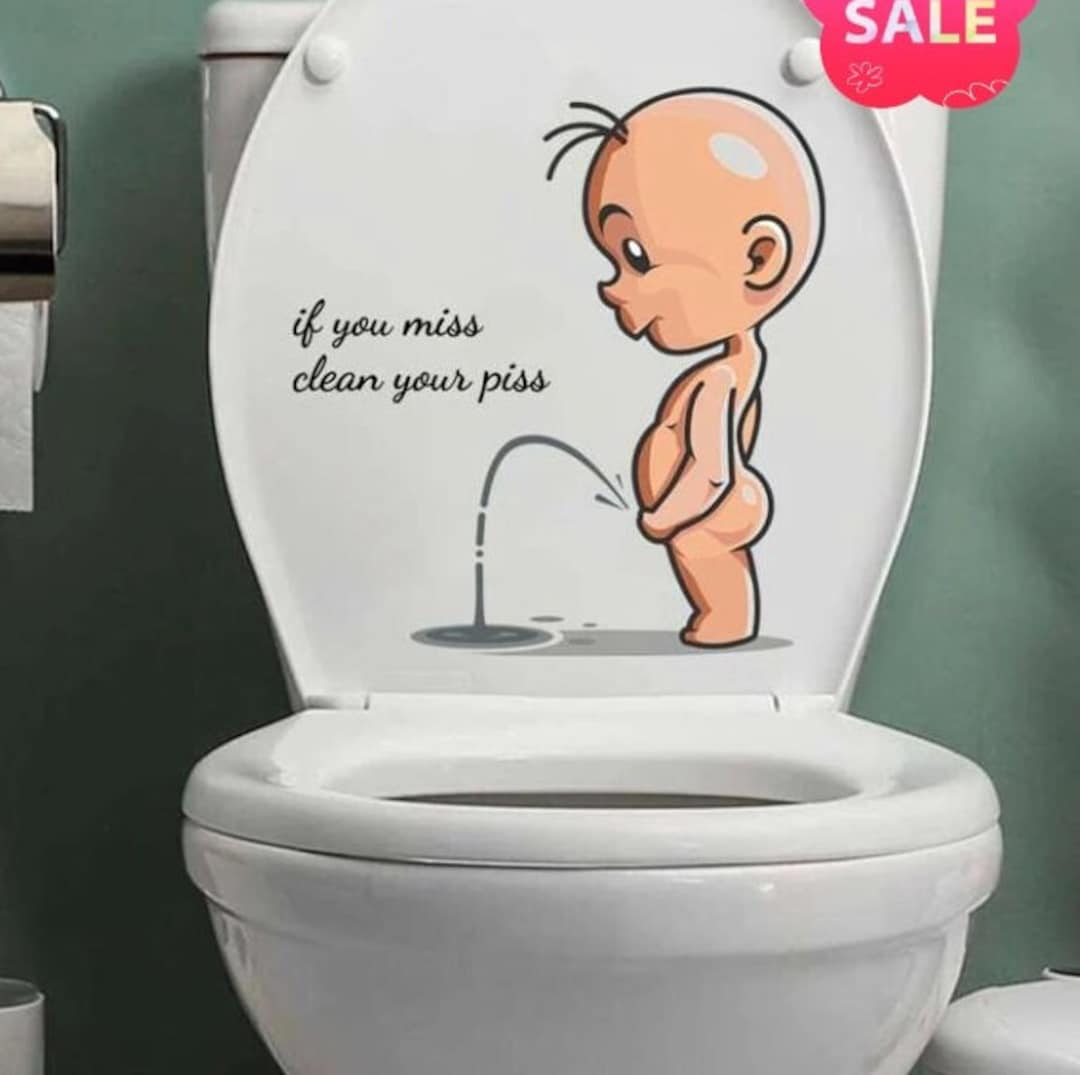 Put Me Down Toilet Decal,funny Decals, Hilarious Decals, Toilet Bowl ...