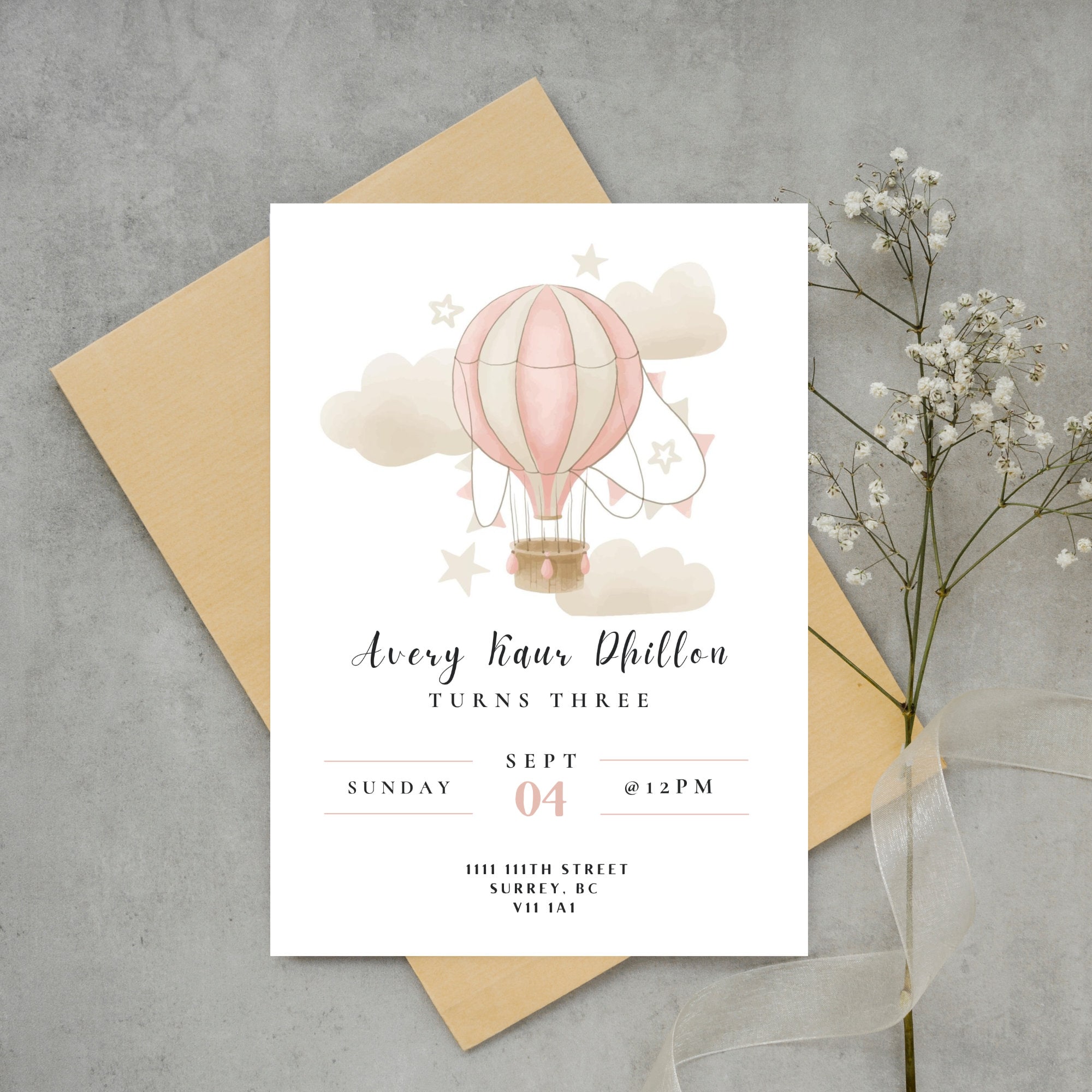 Birthday Party Invitation | Instant Digital Invite Download | Birthday ...
