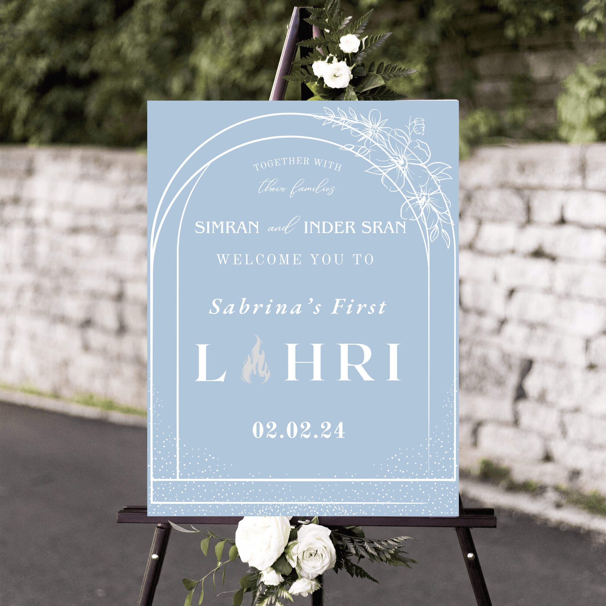 Lohri Welcome Sign | Lohri Celebration | Editable DIY | Digital ...